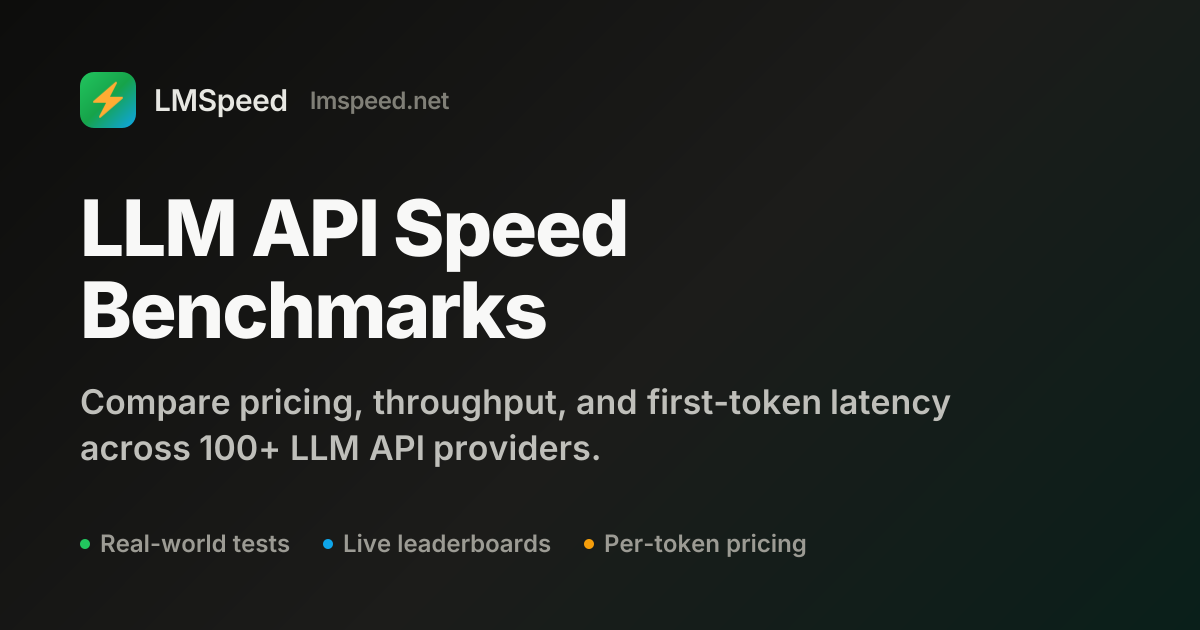 LMSpeed Models API: list and search public models